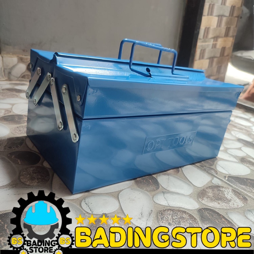 Jual OPT Tool Box 2 Susun Tool Box Besi ukuran 35x20x15 cm | Shopee ...