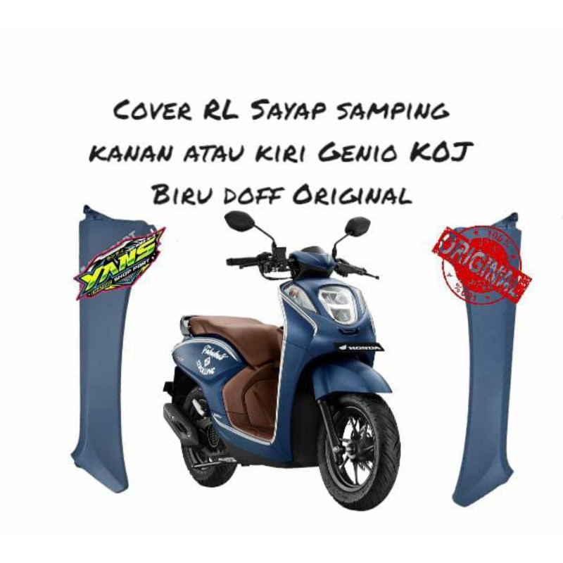 Jual Cover RL Sayap samping kanan atau kiri Genio K0J Biru doff non ori ...