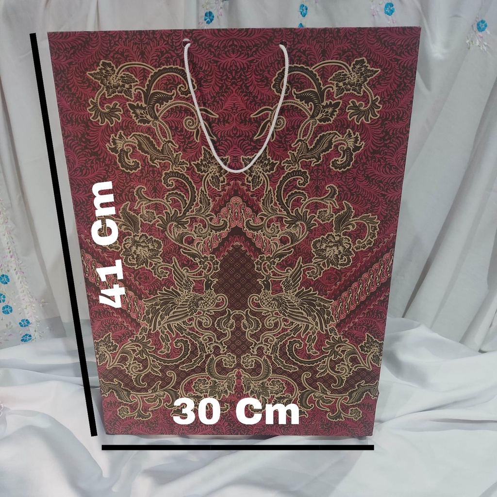 Jual Paper Bag Besar Motif Batik 41x30x10cm | Shopee Indonesia