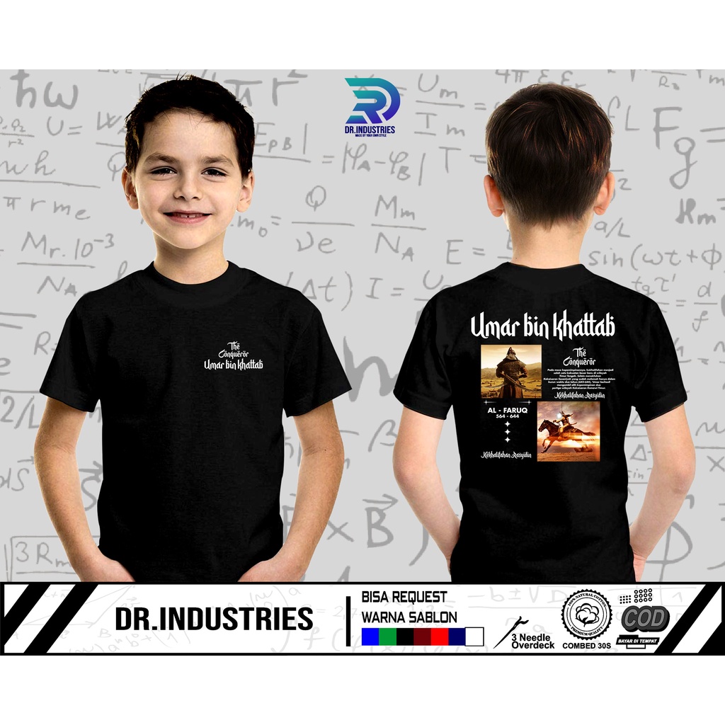 Jual Kaos Baju Anak Dakwah Islami UMAR BIN KHATTAB THE CONQUEROR ... Jual Kaos Baju Anak Dakwah Islami UMAR BIN KHATTAB THE CONQUEROR ...