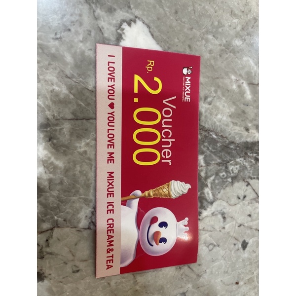 Jual voucher mixue | Shopee Indonesia