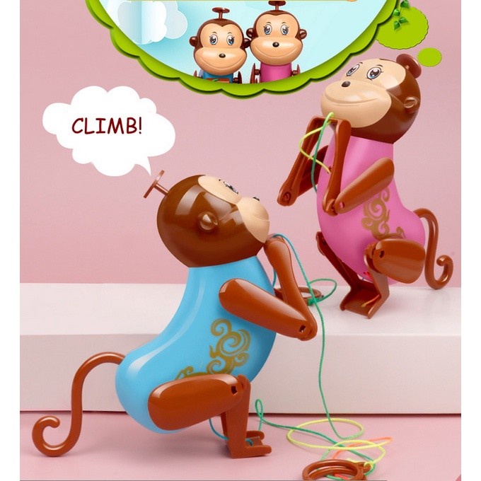 Jual [hero] Mainan Anak Boneka Monyet Memanjat Tanpa Baterai - Climbing ...
