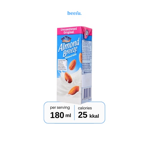 Jual Almond Breeze Almond Milk Unsweetened Original - 180mL | Shopee Indonesia