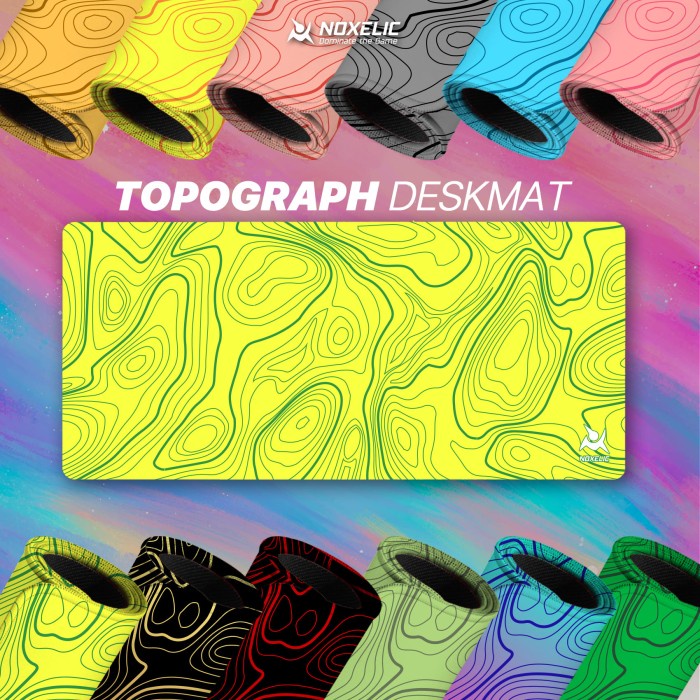 Jual Noxelic TOPOGRAPH Gaming Mousepad Deskmat - Desk Mat Alas Mouse ...