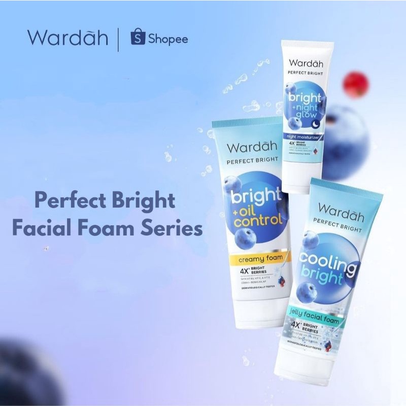 Jual Wardah Perfect Bright Facial Foam Face Wash Sabun Cuci Muka 50 ...