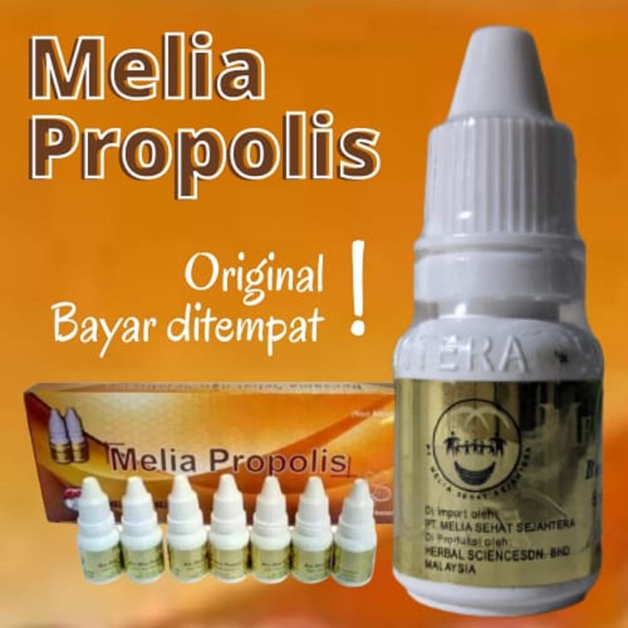 Jual ( COD ) Propolis Melia Sehat Sejahtera Original 6ml ecer per botol ...