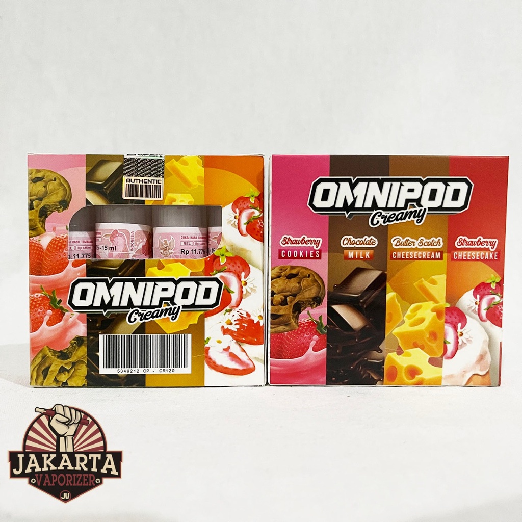 Jual PODS FRIENDLY OMNIPOD CREAMY PACK PODS 12MG 15ML X 4PCS BY OMNILAB | Shopee Indonesia