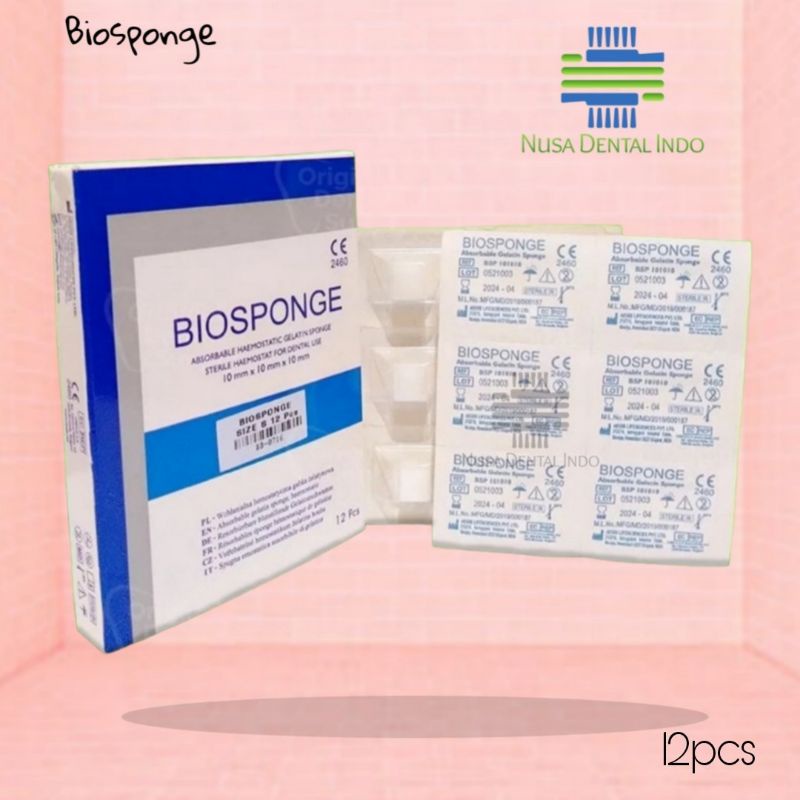 Jual Biosponge / Surgispon / dental spongostan haemostatic hemostatic ...