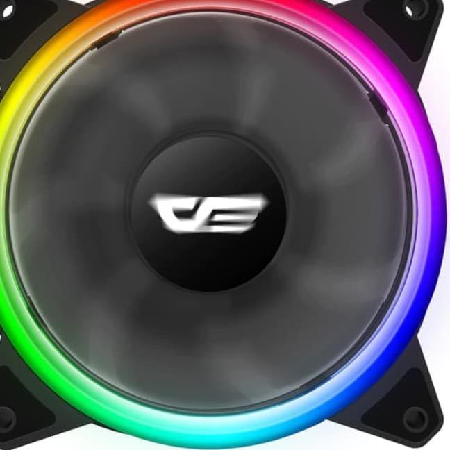 Jual AIGO DR12 PRO RGB Double Ring Fan | Shopee Indonesia