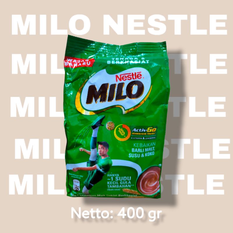 Jual Nestle Milo 400 Gram Activ-Go | Minuman Malt Coklat Berkhasiat ...