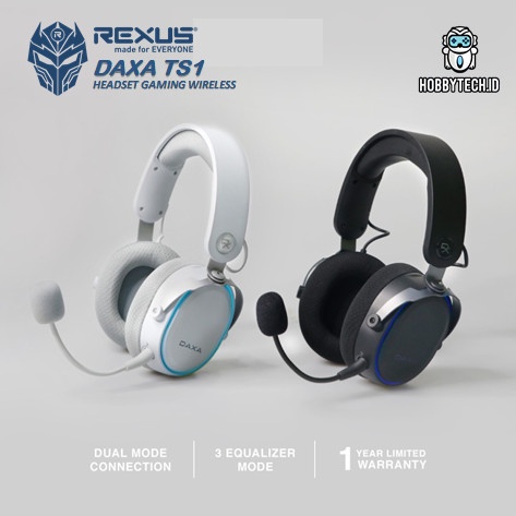 Jual Rexus Daxa TS1 Wireless Gaming Headset With Equalizer | Shopee ...