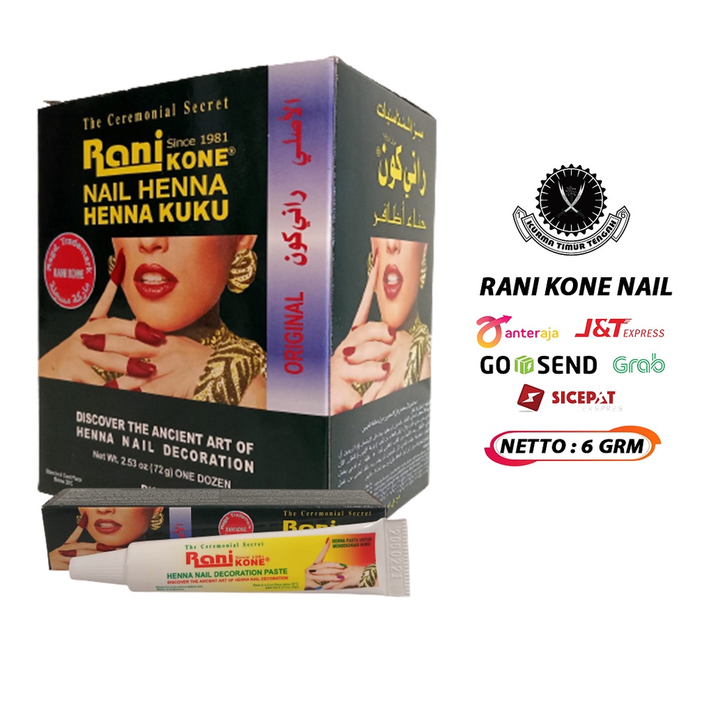 Jual HENNA/PACAR KUKU/PEWARNA KUKU/PACAR ARAB/RANI NAIL | Shopee Indonesia