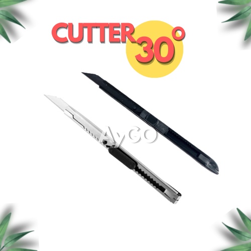 Jual CUTTER 30 DERAJAT / CUTTER STAINLESS / KATER KECIL BESI | Shopee ...