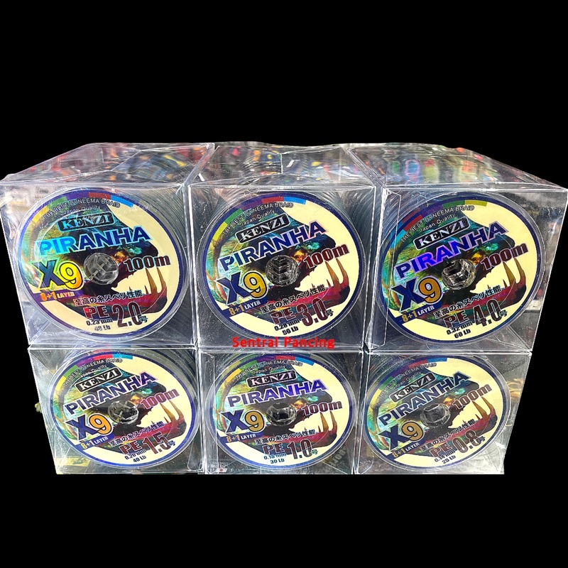 Jual Tali PE Kenzi Piranha X9 100m (Multicolor) | Shopee Indonesia
