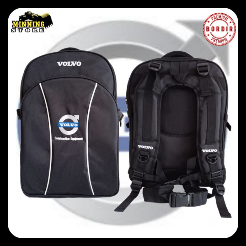 Jual tas ransel waterproof anti air laptop kerja LOGO VOLVO | Shopee ...
