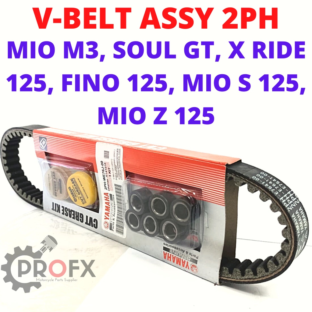 Jual VANBELT ASSY + ROLLER MIO M3, MIO S, MIO Z, SOUL GT 125, FINO 125 ...
