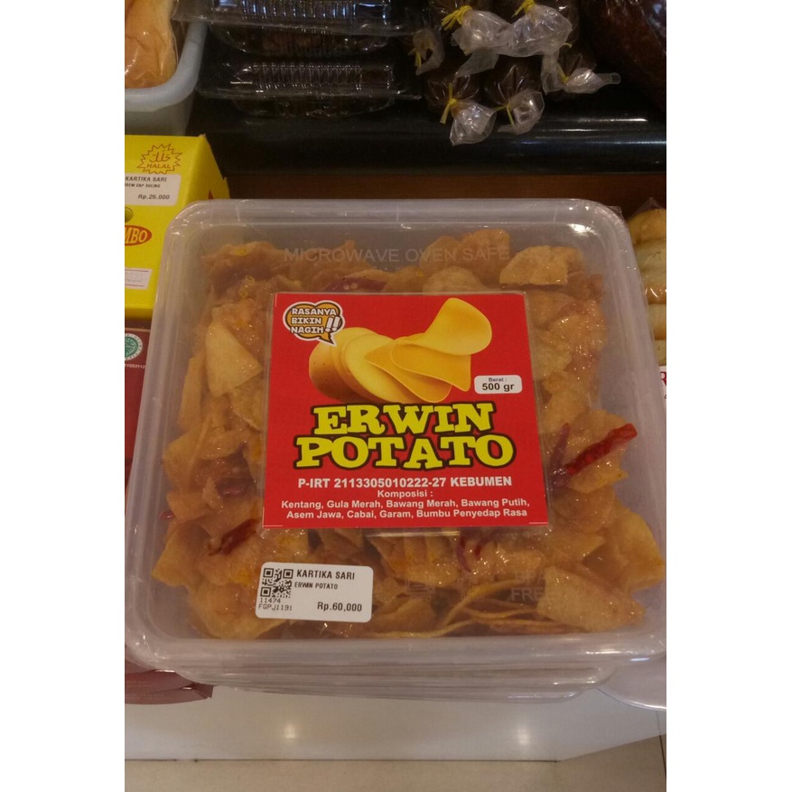 Jual ERWIN POTATO SNAK KENTANG KARTIKA SARI OLEH OLEH BANDUNG VIRAL ...