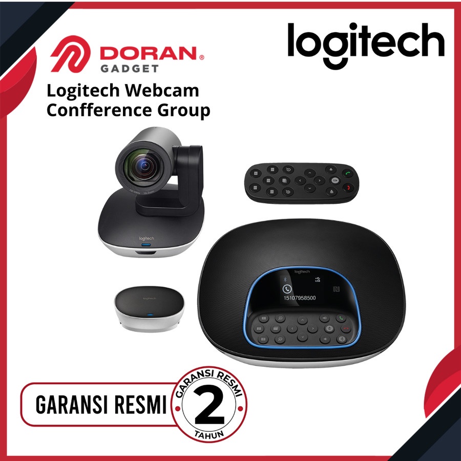 Jual Logitech Group Video Conference HD 10x Zoom Webcam For Large ...