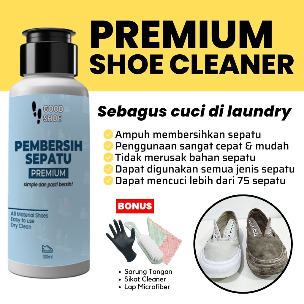 Jual Pembersih Sepatu Sneaker Sneakers Shoe Cleaner Sabun Cuci Tanpa ...