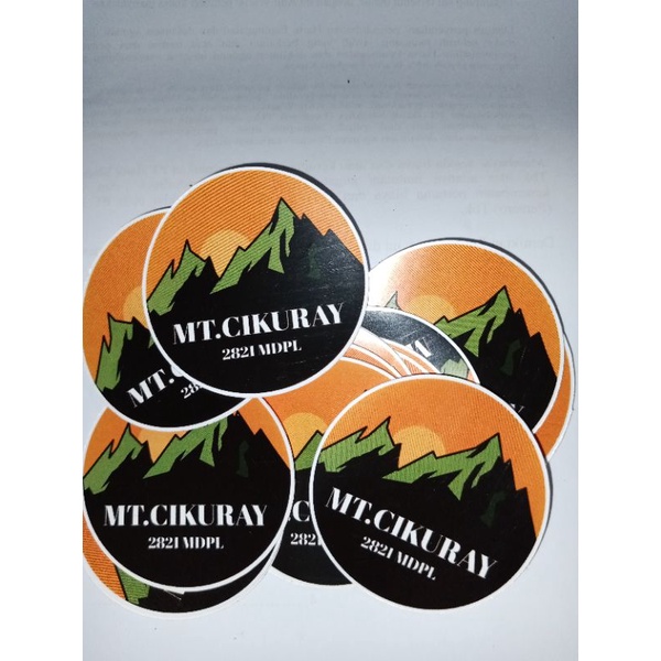 Jual Stiker Gunung / Gunung Sticker / Macam Macam Stiker Gunung 2 ...