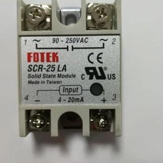 Jual Fotek Single Phase Solid State Module SCR SCR-25LA 4-20mA Analog to AC | Shopee Indonesia