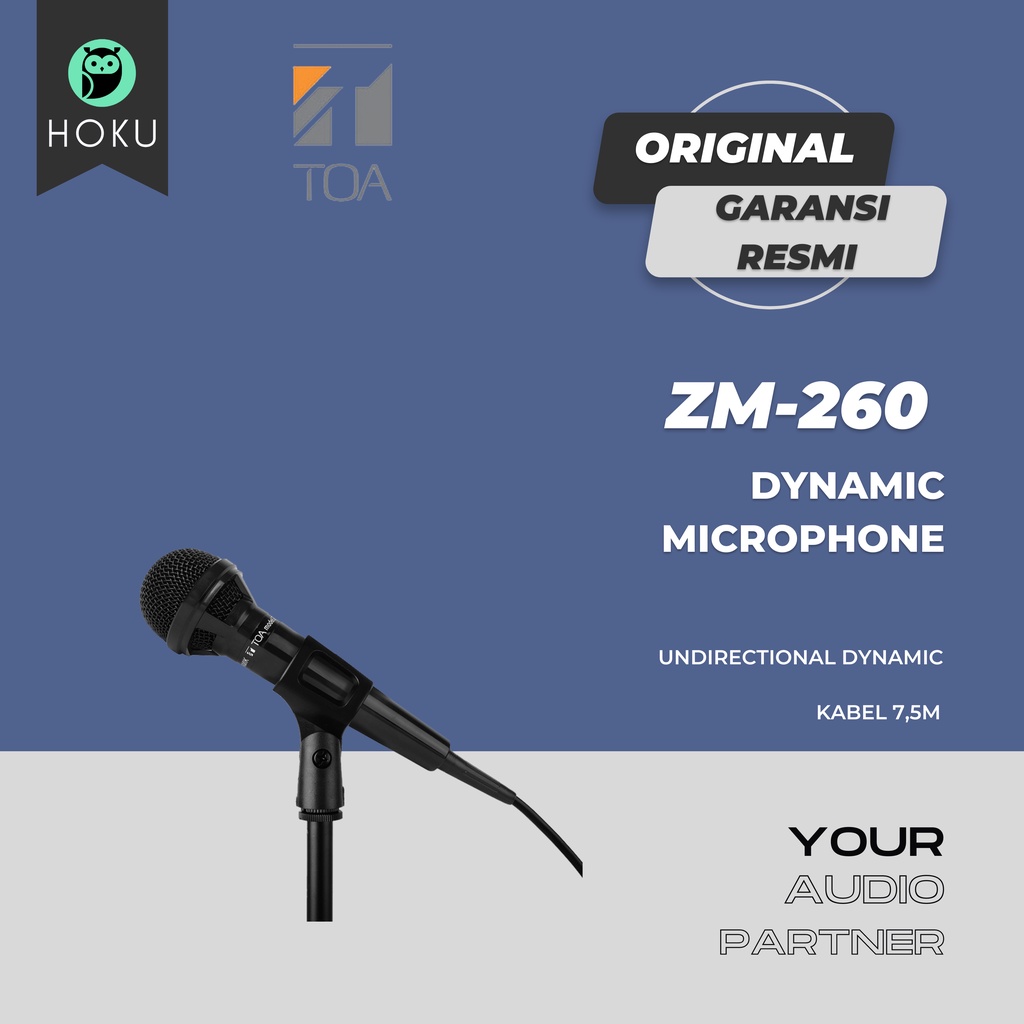 Jual TOA ZM-260 Dynamic Microphone | Shopee Indonesia