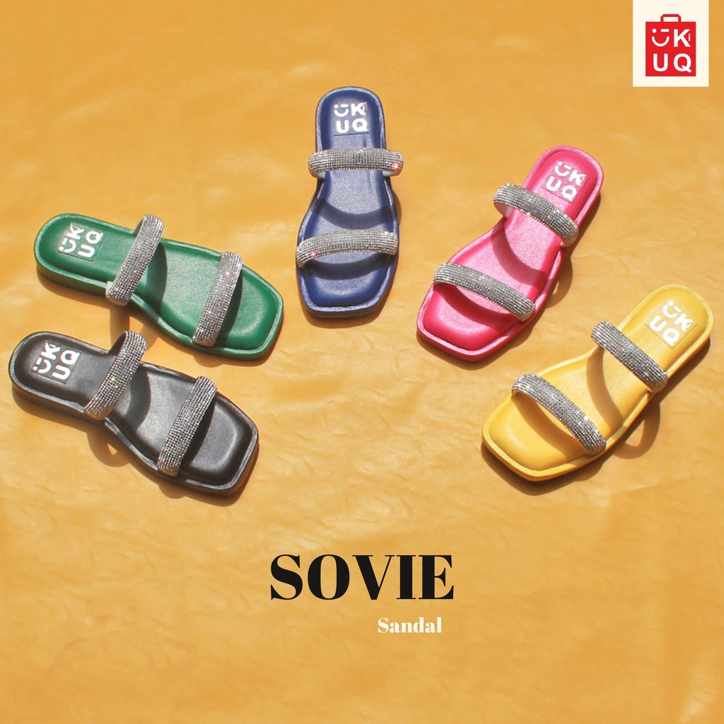 Jual UKIUQ SOVIE SANDAL SLIP ON WANITA TERBARU | Shopee Indonesia