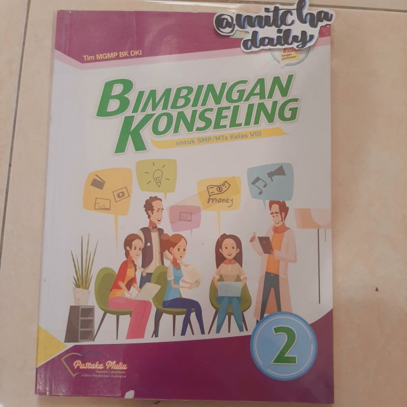 Jual Buku Bimbingan Konseling BK Kelas 8 VIII Pustaka Mulia | Shopee ...
