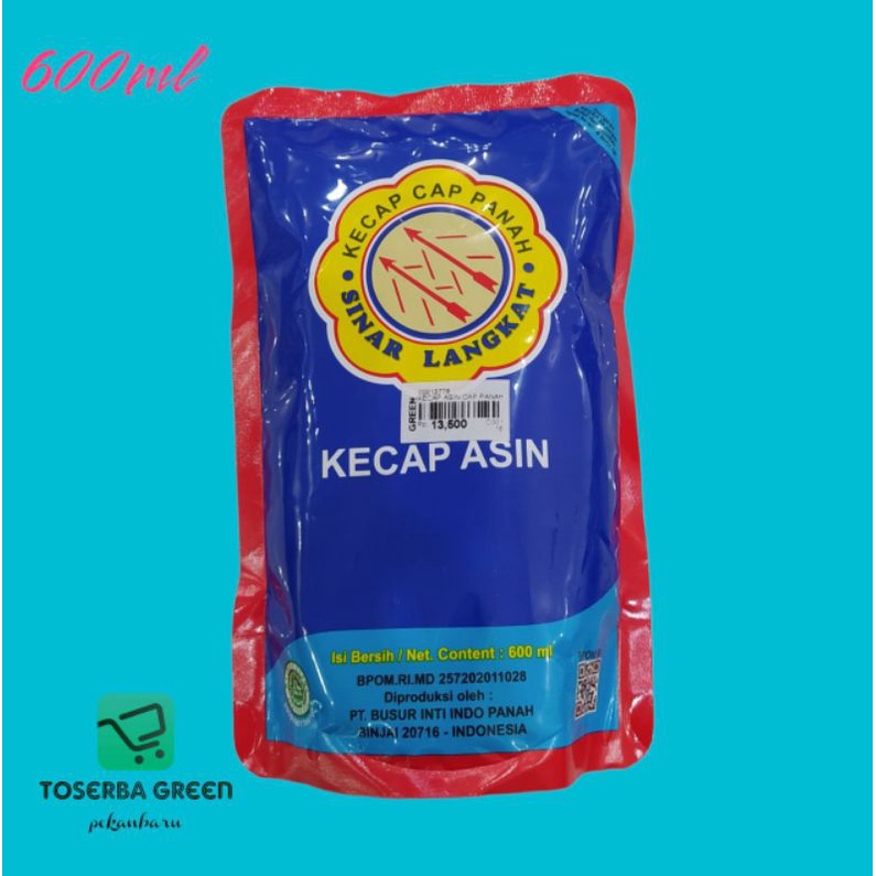 Jual Kecap Asin Cap Panah Sinar Langkat 600ml | Shopee Indonesia