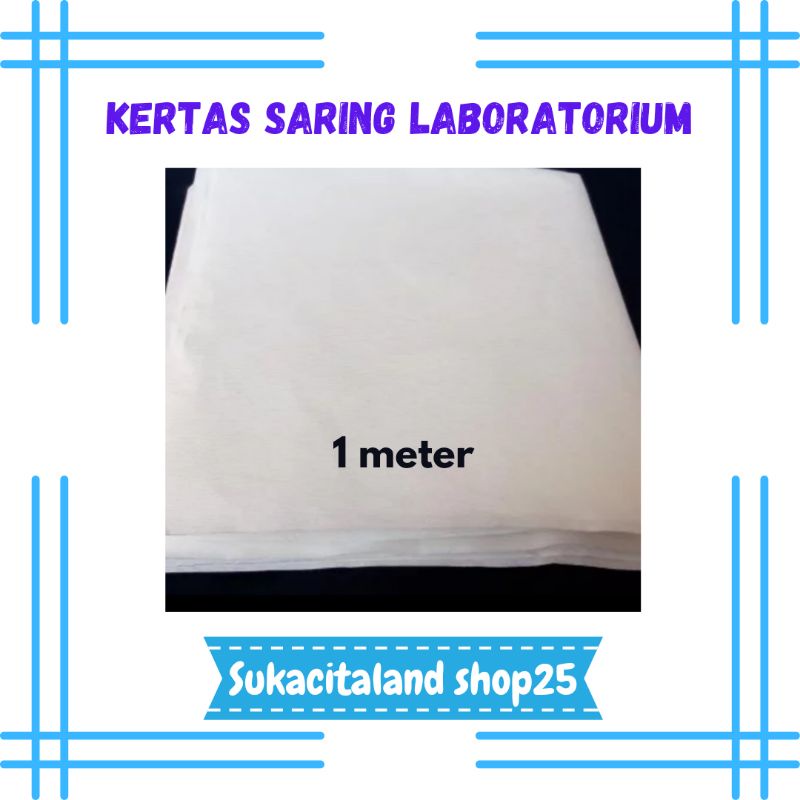 Jual kertas saring kasar laboratorium 60 x 60 cm 1 lembar/ filter 1 ...