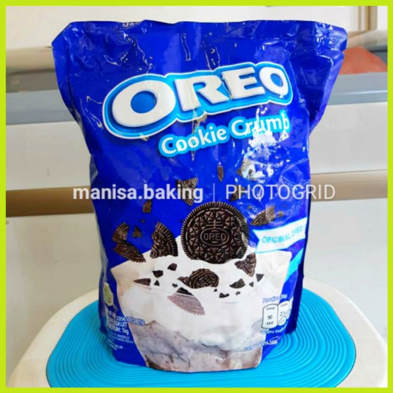 Jual OREO COOKIE CRUMB ORIGINAL 1 KG TOPPING BISKUIT OREO BLACK ...