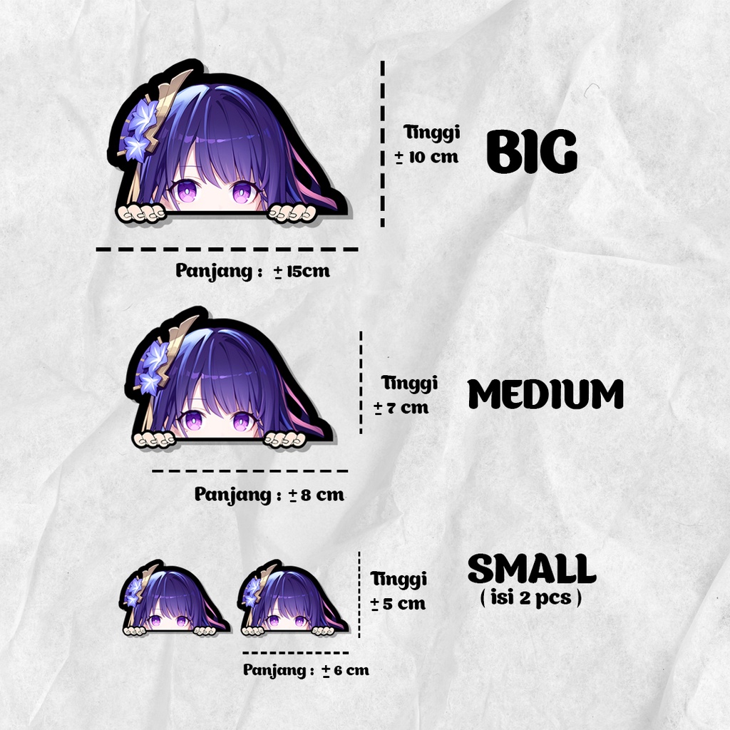 Jual Stiker Intip Shiroko Blue Archive / Sticker Anime Waterproof ...