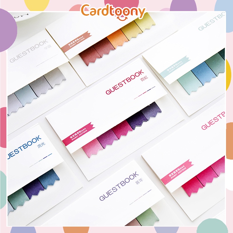 Jual Sticky Note / Memo Stick / Notes Kertas Tempel Gradient Warna ...