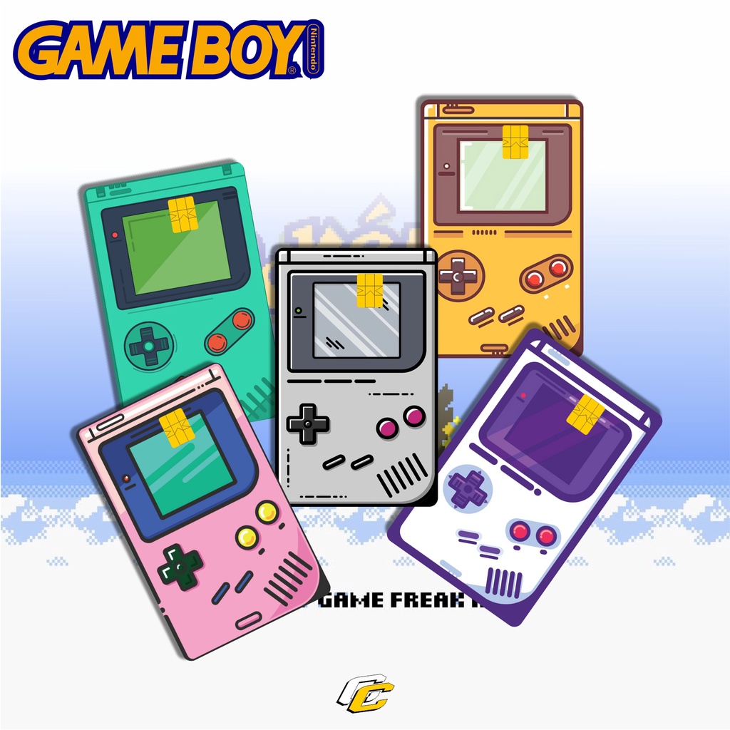 Jual GAMEBOY SKINCARD STICKER | SKIN CARD KARTU ATM STIKER PELINDUNG ...