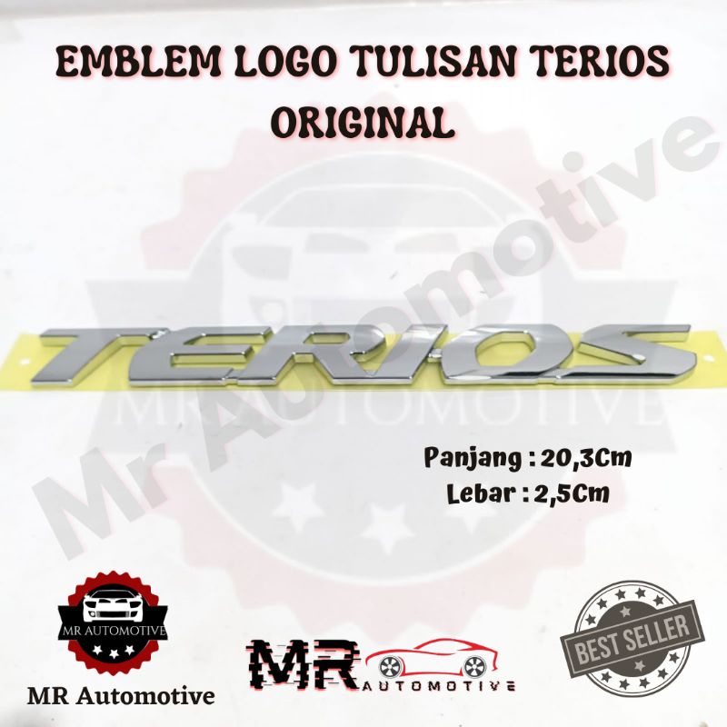 Jual Logo Emblem Tulisan TERIOS 2018-2020 ORIGINAL | Shopee Indonesia