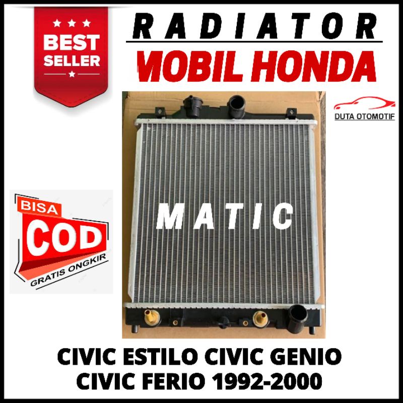 Jual Radiator Civic Estilo Civic Genio Civic Ferio 1992-2000 Matic ...