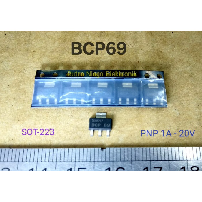 Jual Transistor SMD BCP69 SOT-223 PNP 1A 20V SOT223 Silicon Medium ...