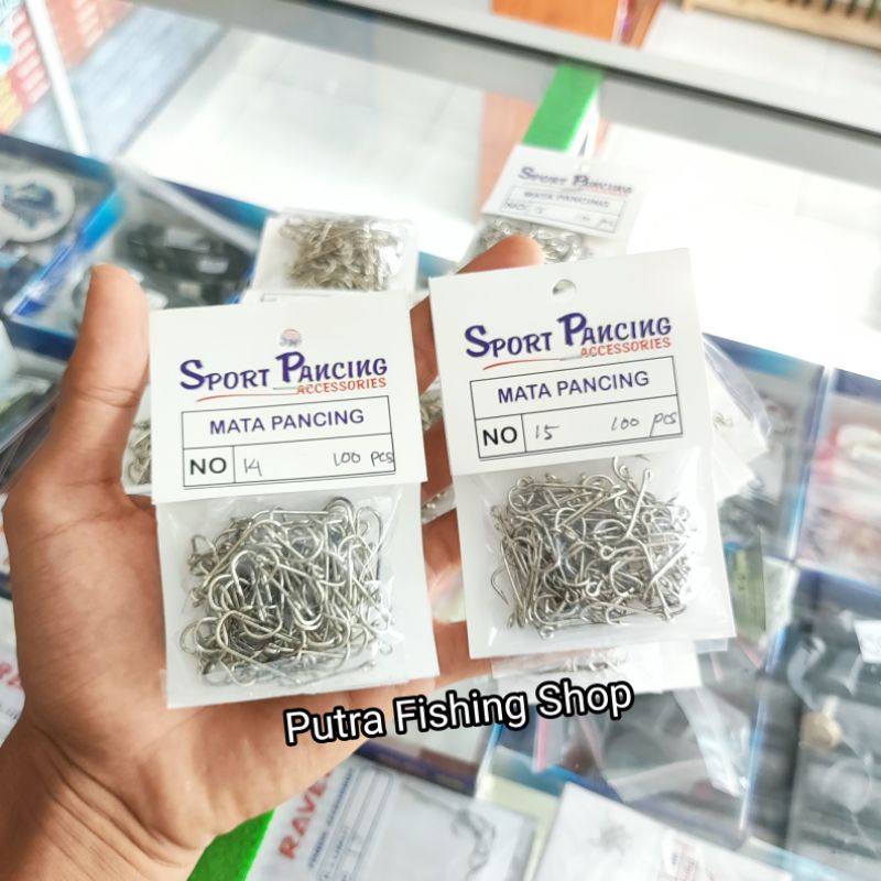 Jual Mata Kail Pancing Putih Leher Panjang - Kail Pancing Putih Isi ...