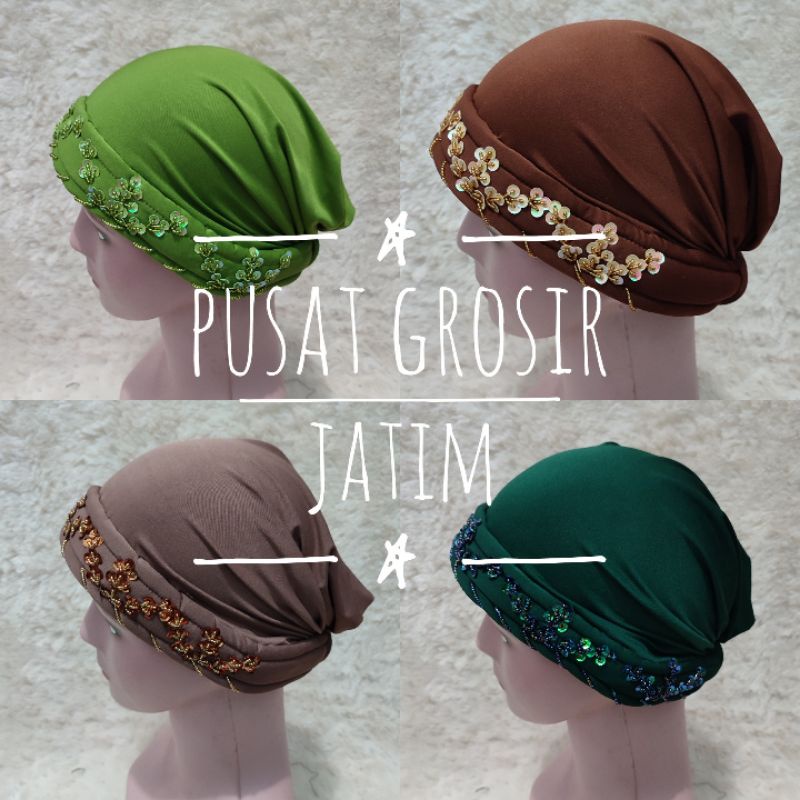 Jual Kerpus topi kupluk ibu ciput topi hijab nenek songkok turban haji ...