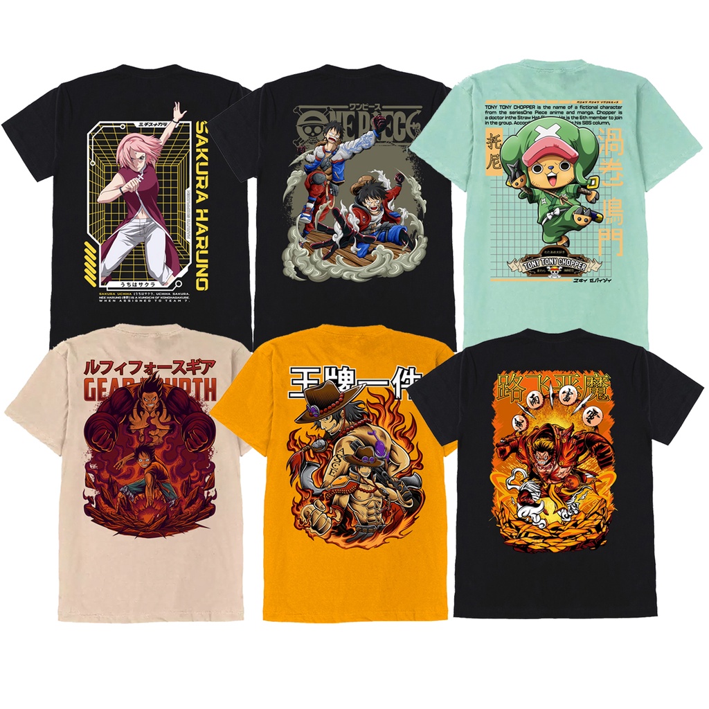 Jual Kaos Anime Kaos One Piece Kaos Tony Tony Chopper Kaos Sakura ...