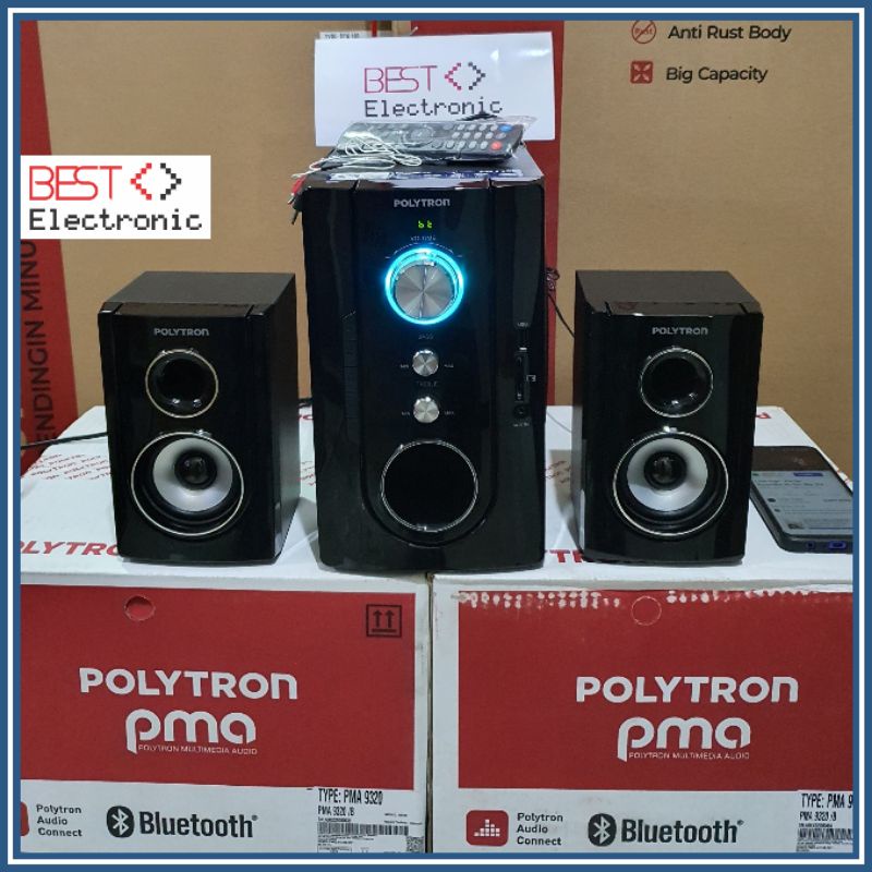 Jual SPEAKER AKTIF POLYTRON PMA 9320 PMA9320 PMA-9320 BLUETOOTH ...