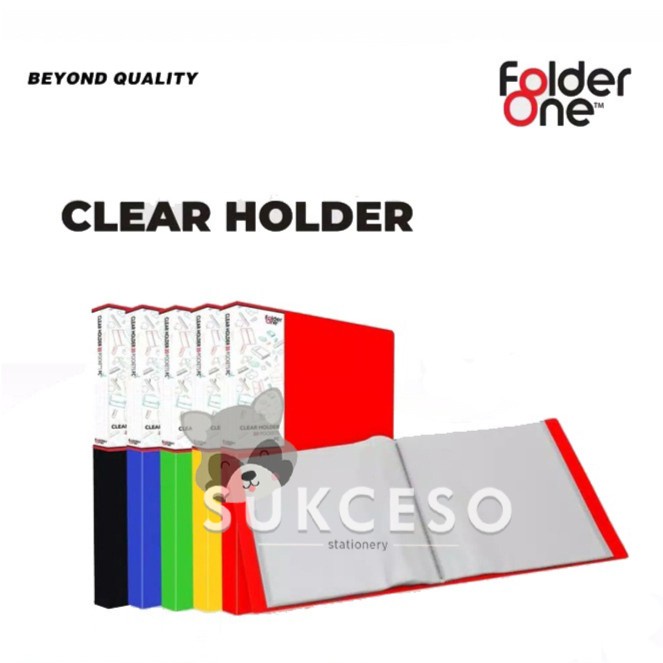 Jual F1 Folder One Clear Holder Isi 60 Pocket Lembar | Shopee Indonesia