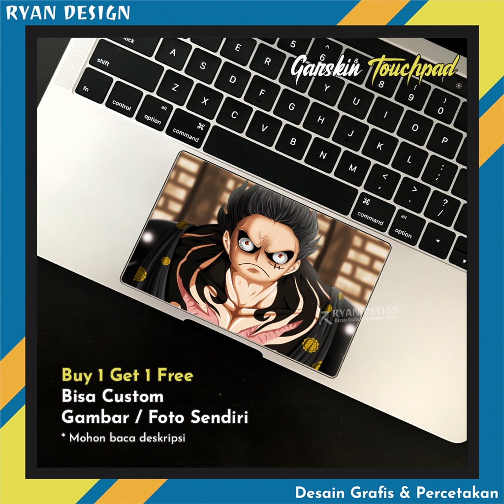 Jual Premium Garskin TouchPad Laptop Luffy Anime One Piece TrackPad ...