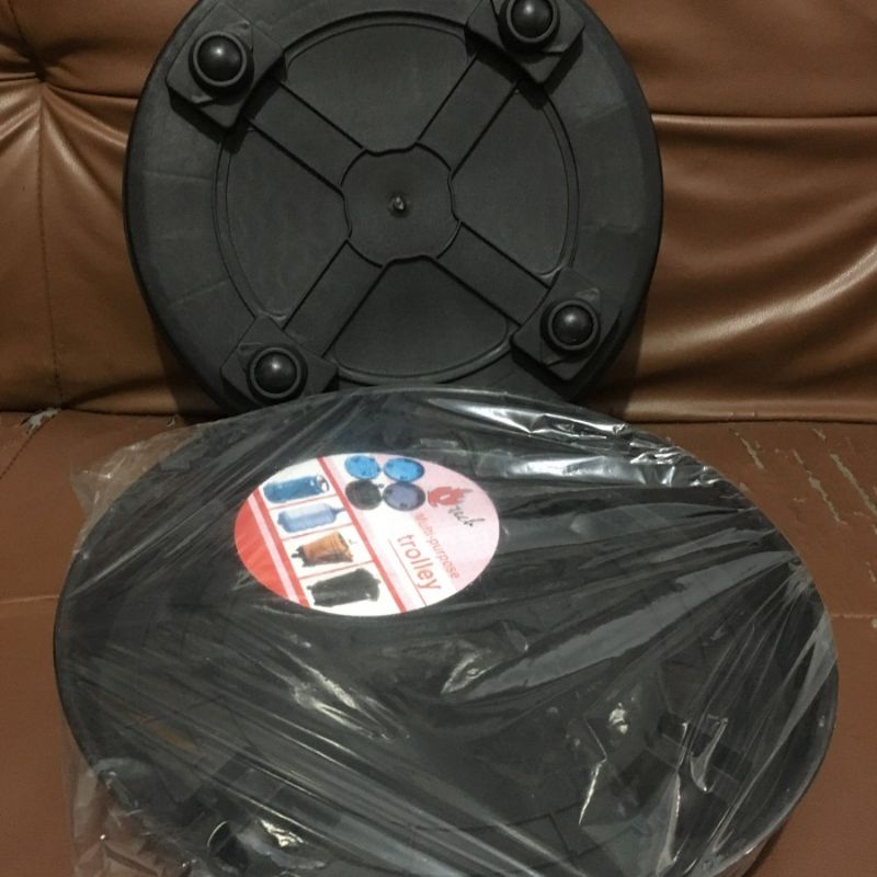 Jual TATAKAN RODA GAS RODA POT BUNGA PLASTIK HITAM | Shopee Indonesia