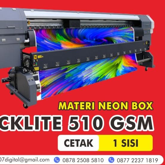Jual BACKLITE 510 gram OUTDOOR, BAHAN NEON BOX - 1 Sisi | Shopee Indonesia