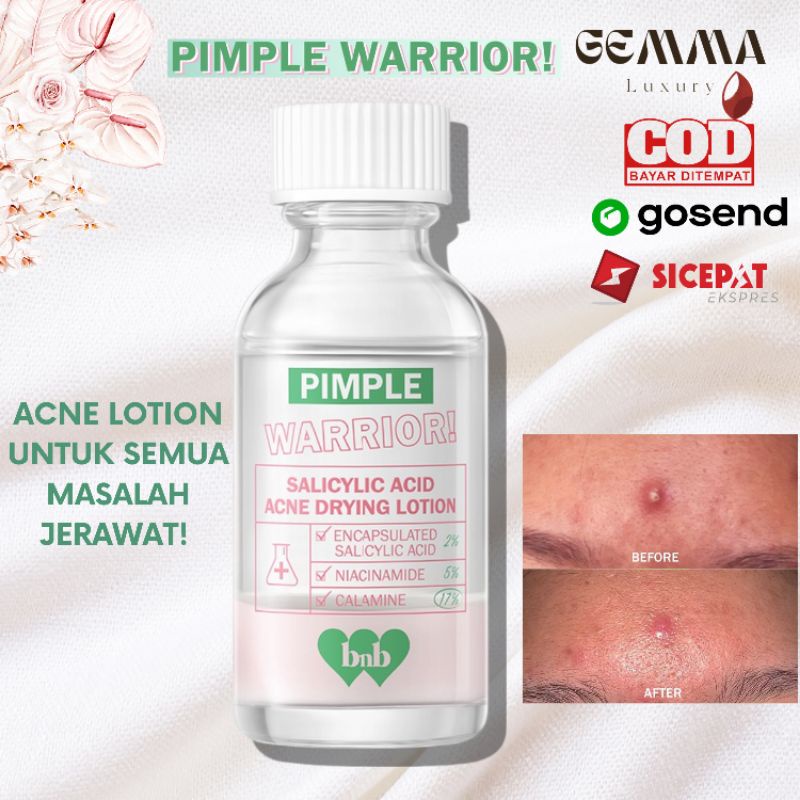 Jual (GOSEND/COD) BNB BARENBLISS PIMPLE WARRIOR SALICYLIC ACID ACNE ...