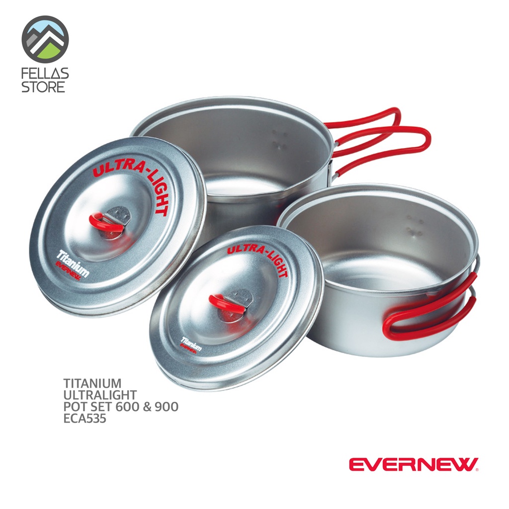 Jual Evernew - Cooking Set UL Pot Set 900 & 1300 | Shopee Indonesia