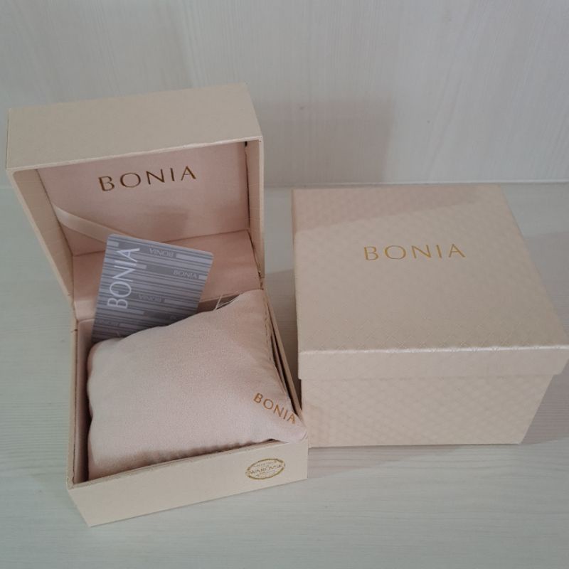 Jual Kotak box jam tangan merk BONIA watch model Original fullset ...