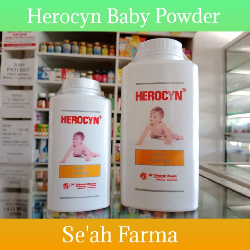 Jual Herocyn Baby Powder // Bedak gatal untuk bayi // Netto 100g-200g ...