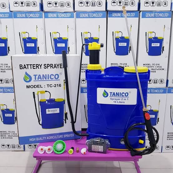 Jual Mesin Sprayer Alat Semprot Hama Mist Blower Tanico 16L Electric&Manual | Shopee Indonesia